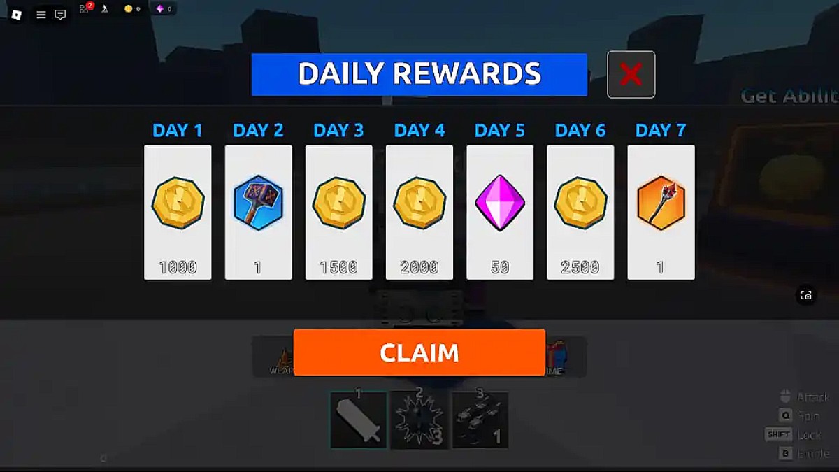 Code Duel Warriors mới nhất 12/2025: Nhận Gold, Gem giá trị